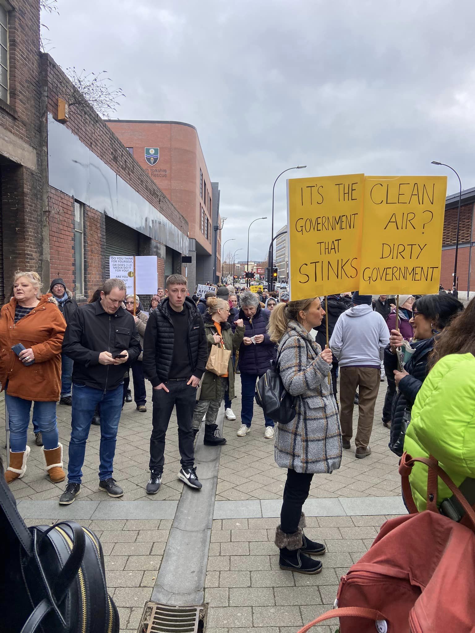 Sheffield Flexes Freedom Muscles in a day Of Action Against The Climate ...